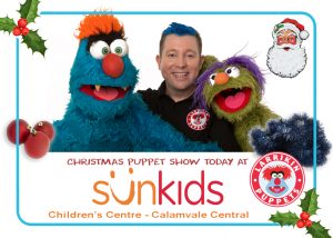 Larrikin Puppets at Sunkids Calamvale Central