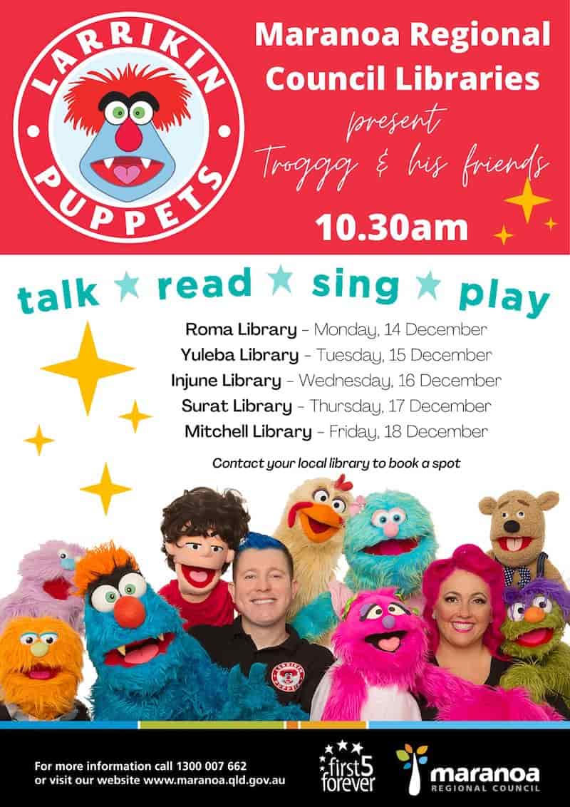 Australian Touring - Larrikin Puppets | Puppet Shows | Children's Music