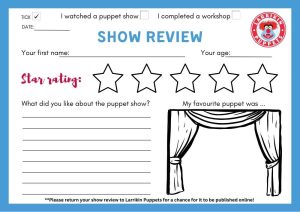Theatre Show Review Activity - Teacher Resource | Larrikin Puppets